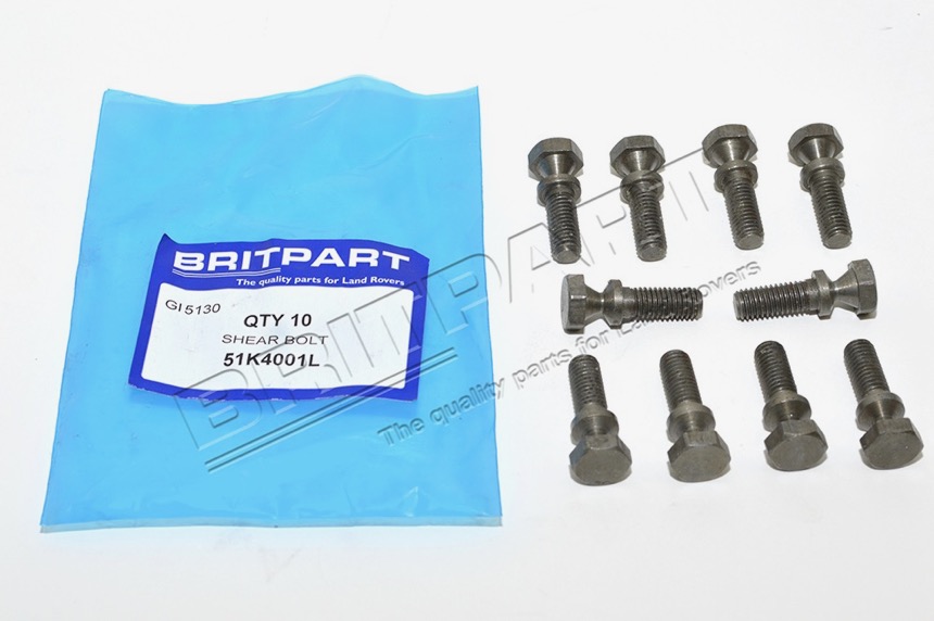 SHEAR BOLT Scherbolzen, Zündschloß Defender TD5